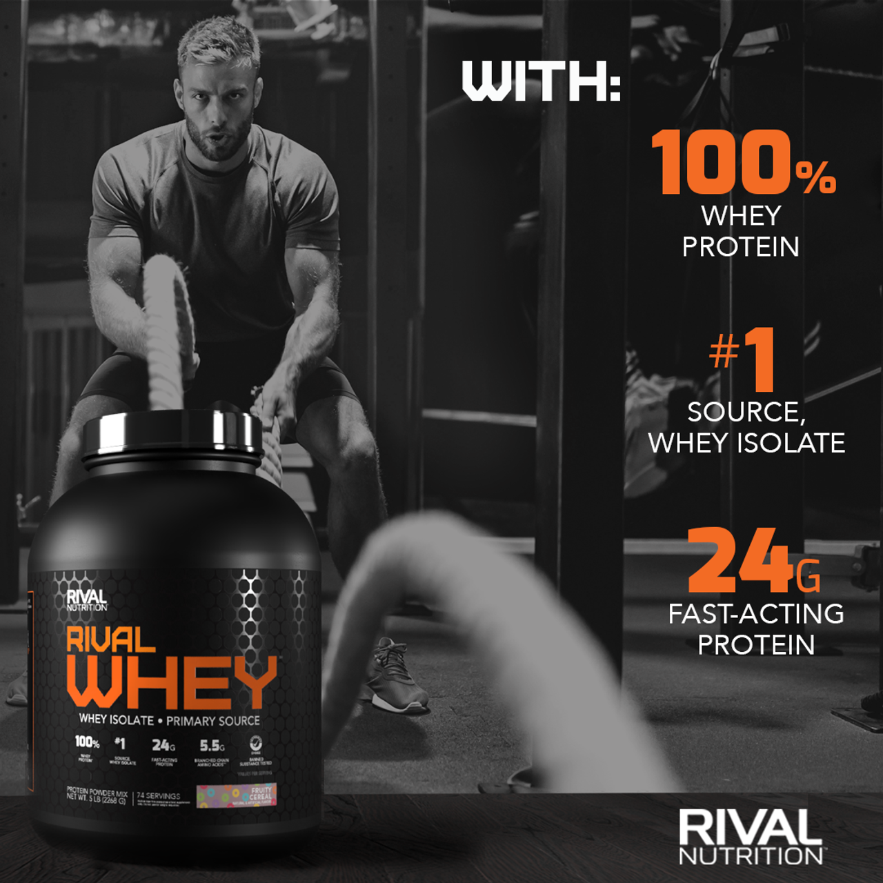 RIVAL 100% WHEY PROTEIN