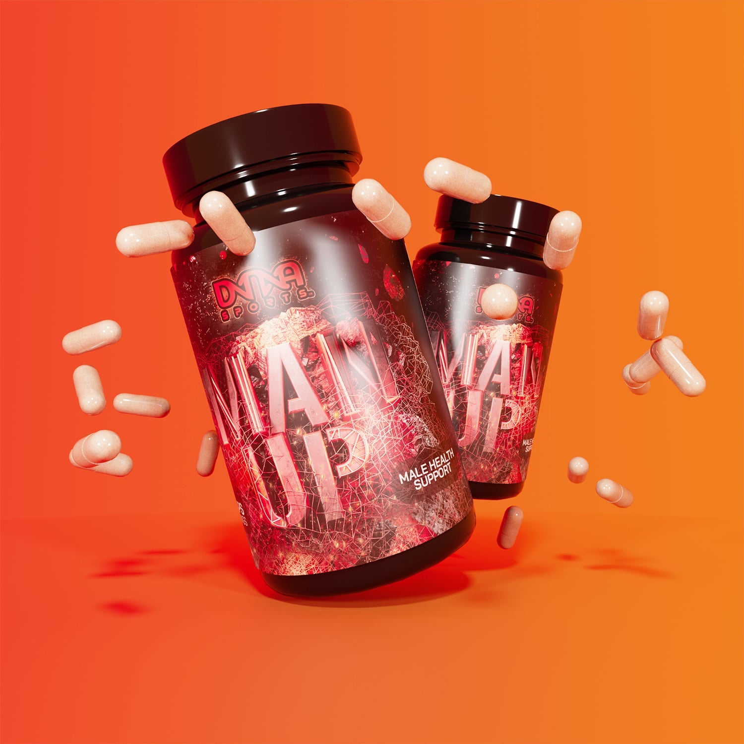 MAN UP - MALE HEALTH SUPPORT 120 Caps By DNA Sports