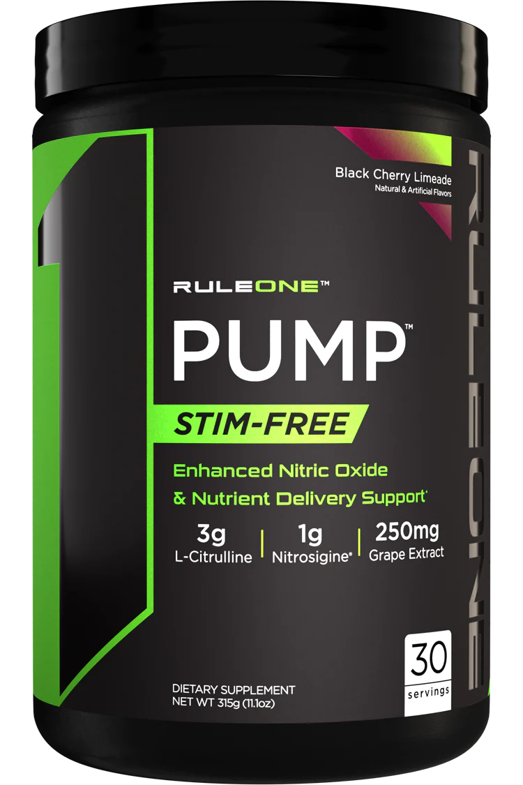 R1 PUMP Stim Free Pre-Workout by Rule One Proteins